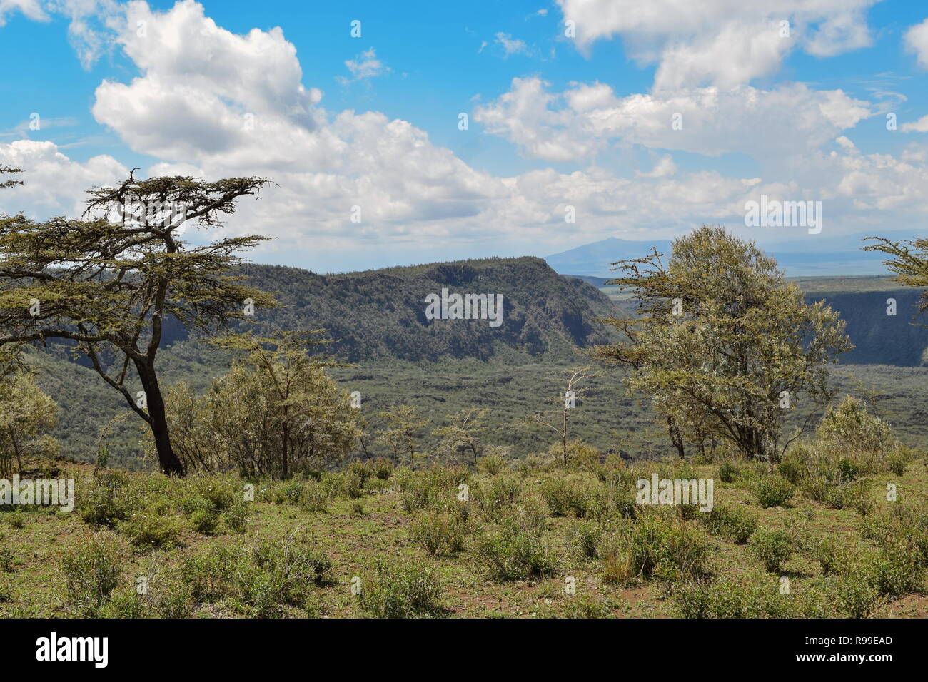 Climbing Mount Suswa, Suswa Conservancy, Kenya Stock Photo - Alamy