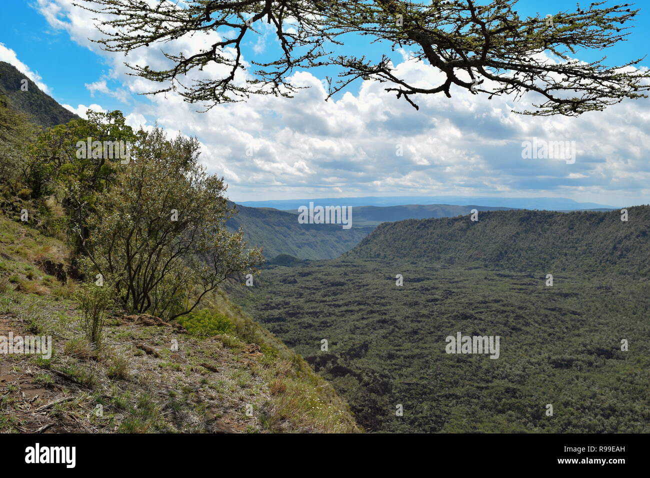 Climbing Mount Suswa, Suswa Conservancy, Kenya Stock Photo - Alamy
