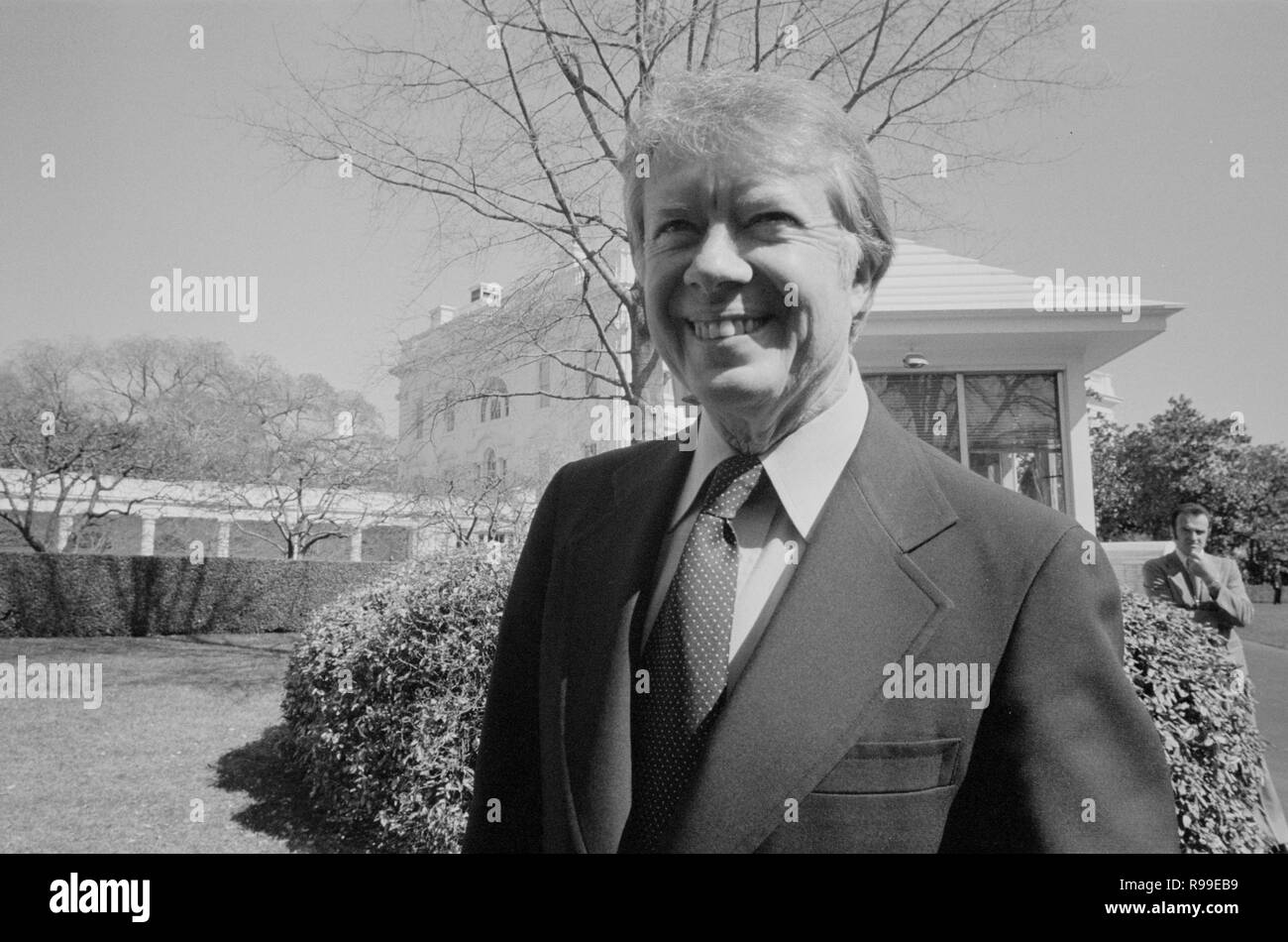 President Jimmy Carter at the White House, Washington, D.C... 1977 Mar ...