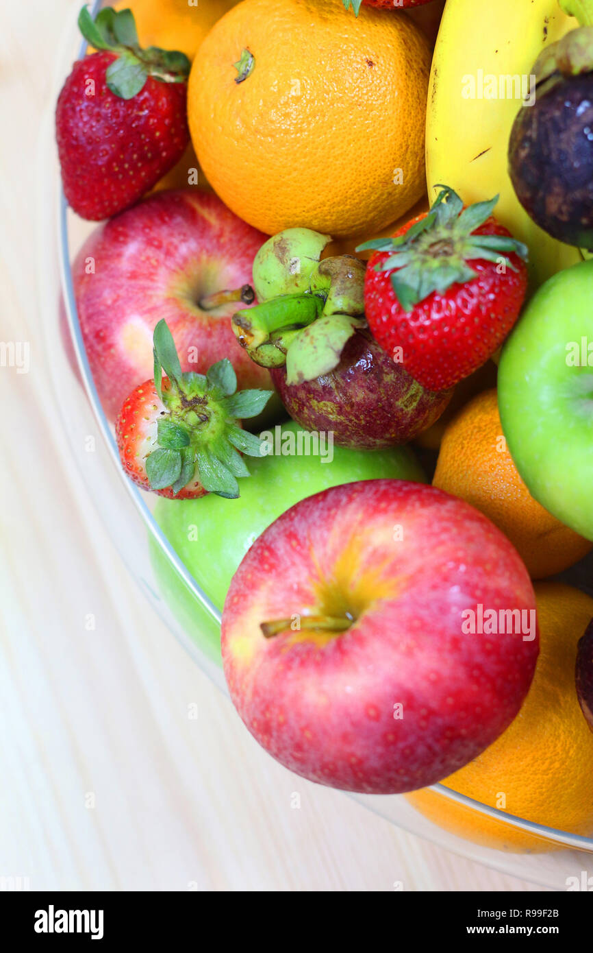 tropical fresh fruits Stock Photo - Alamy