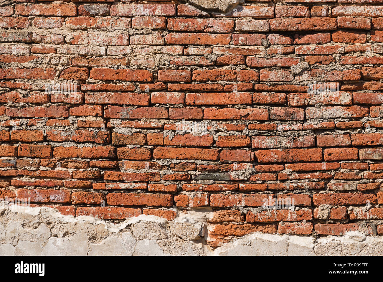 Old Brick Building Falling Apart