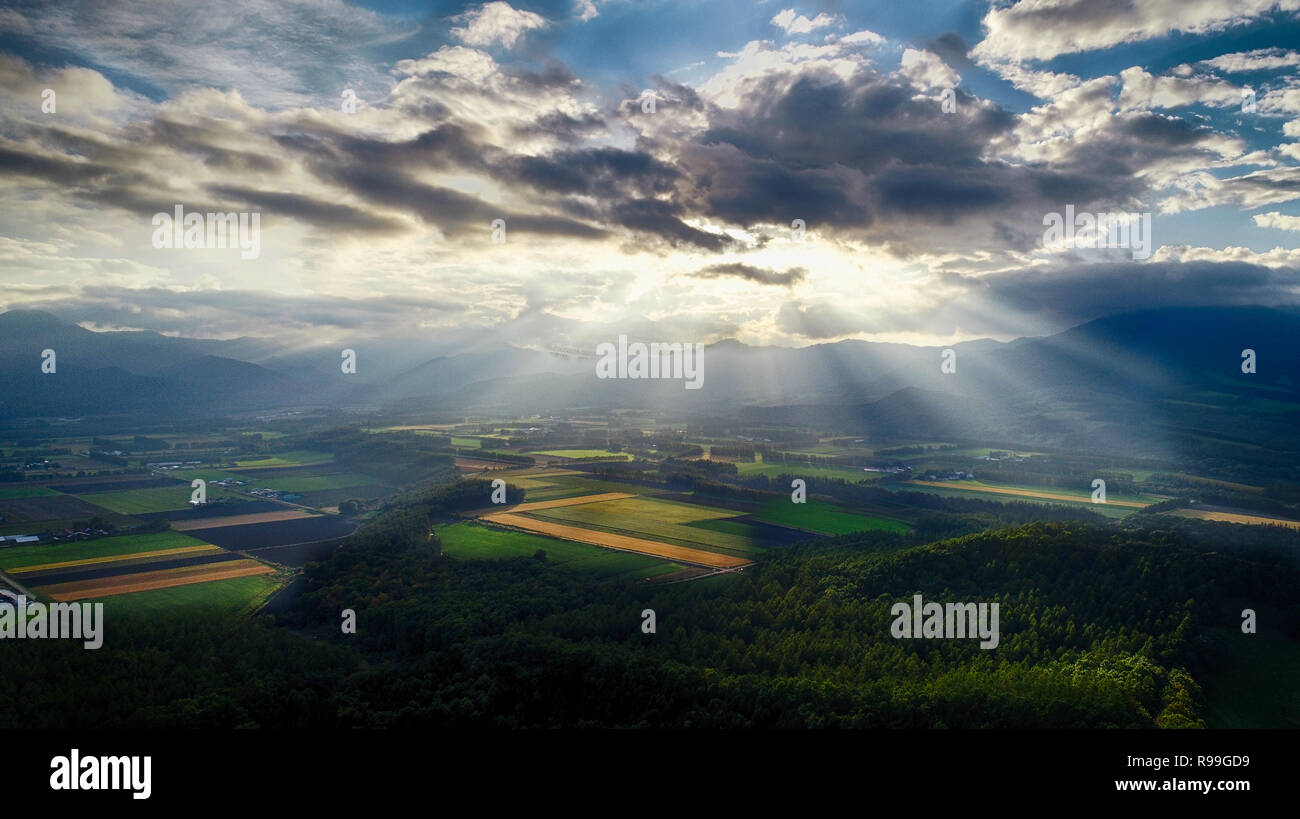 Aerial Photography of Shaft of Light Stock Photo - Alamy