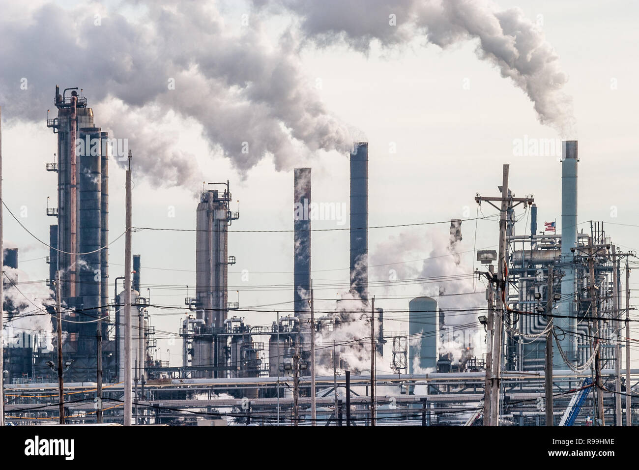Industrial landscape in Northwest Indiana Stock Photo - Alamy
