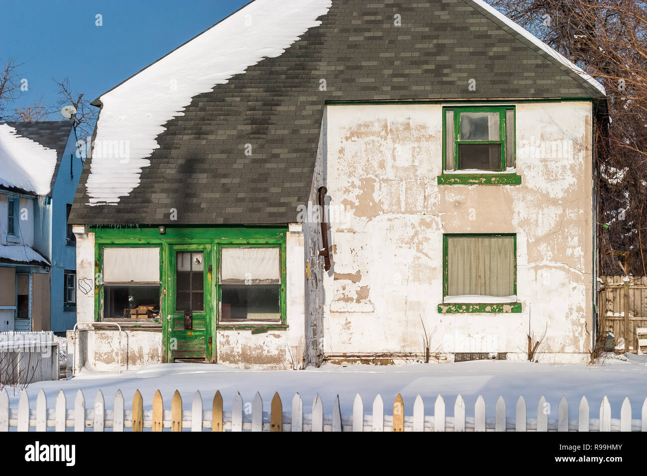 Buildings in the Marktown historical district Stock Photo - Alamy