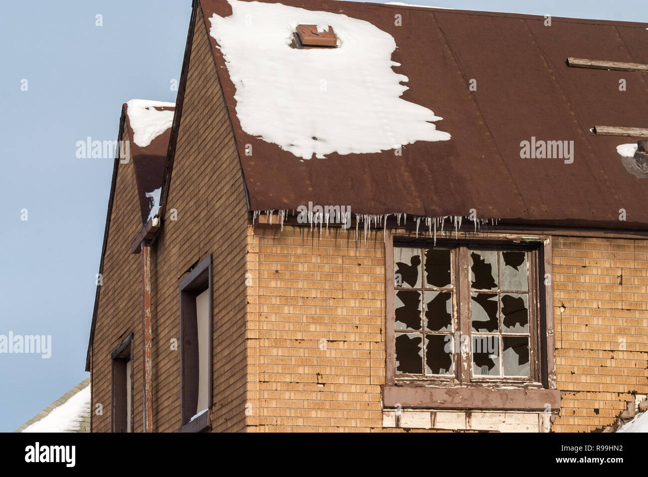 Buildings in the Marktown historical district Stock Photo - Alamy