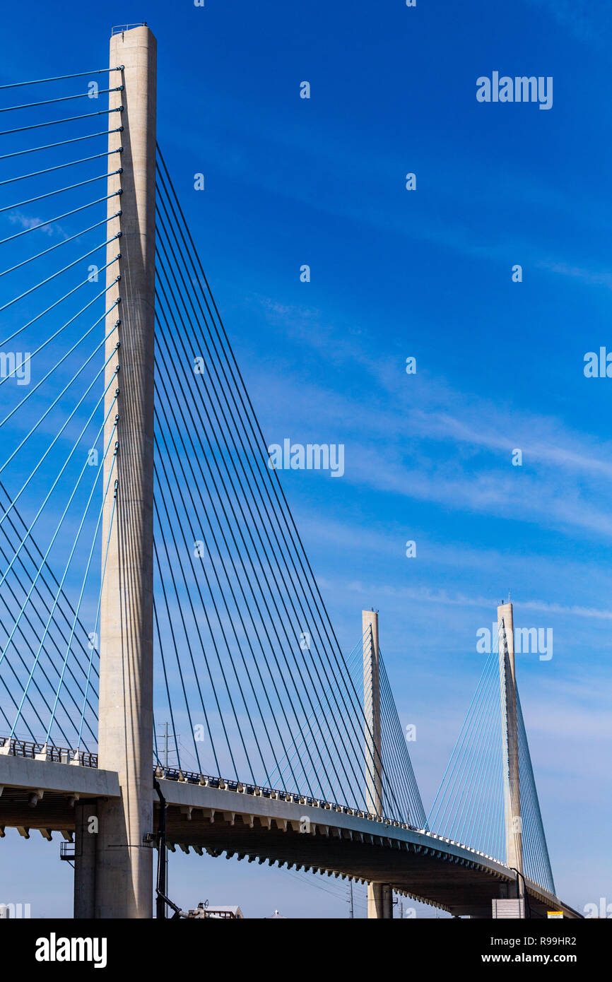 Bethany Beach, DE, USA - April 18, 2015: The Indian River Inlet Bridge ...