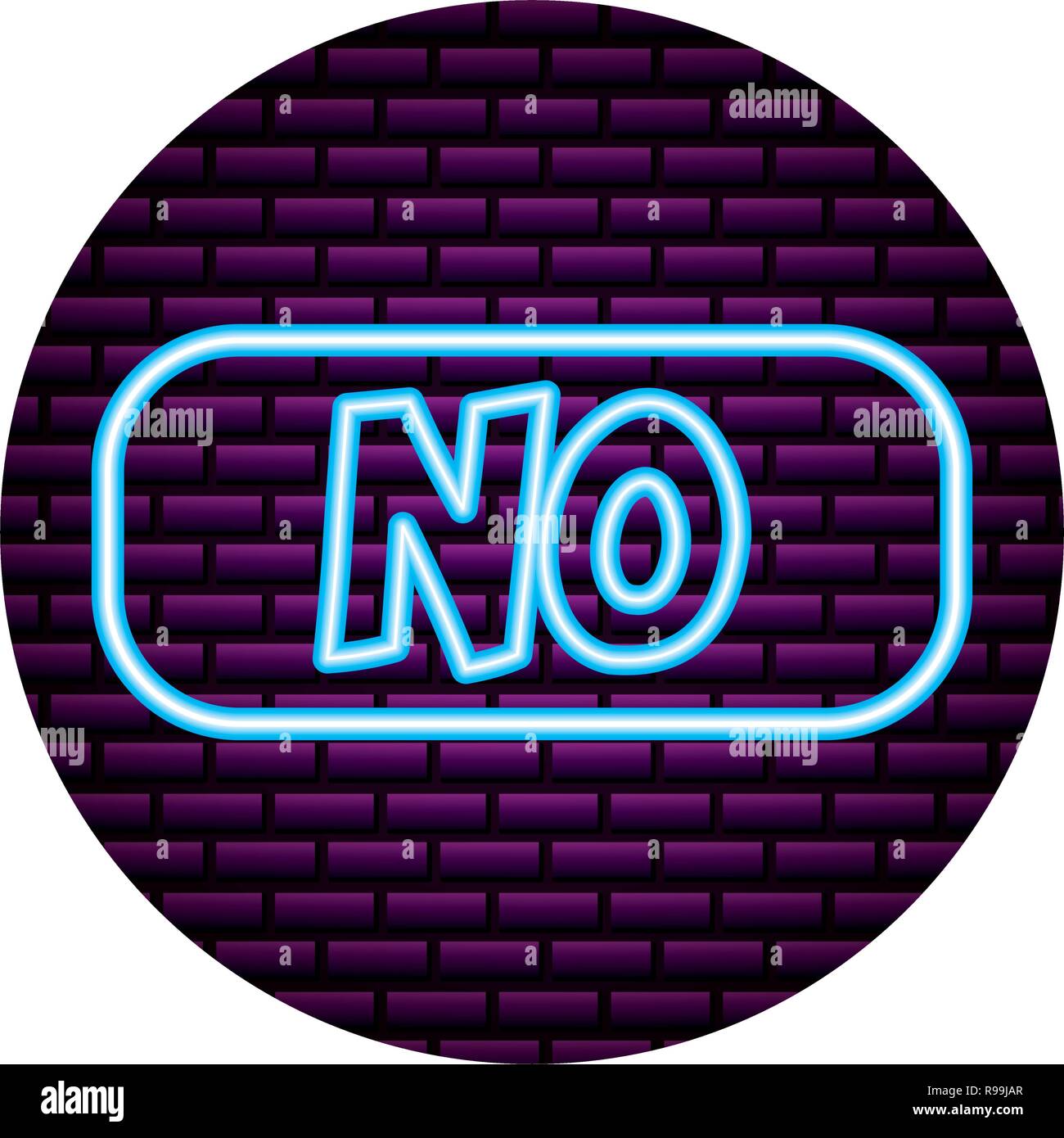 no lettering neon video game vector illustration Stock Vector Image ...