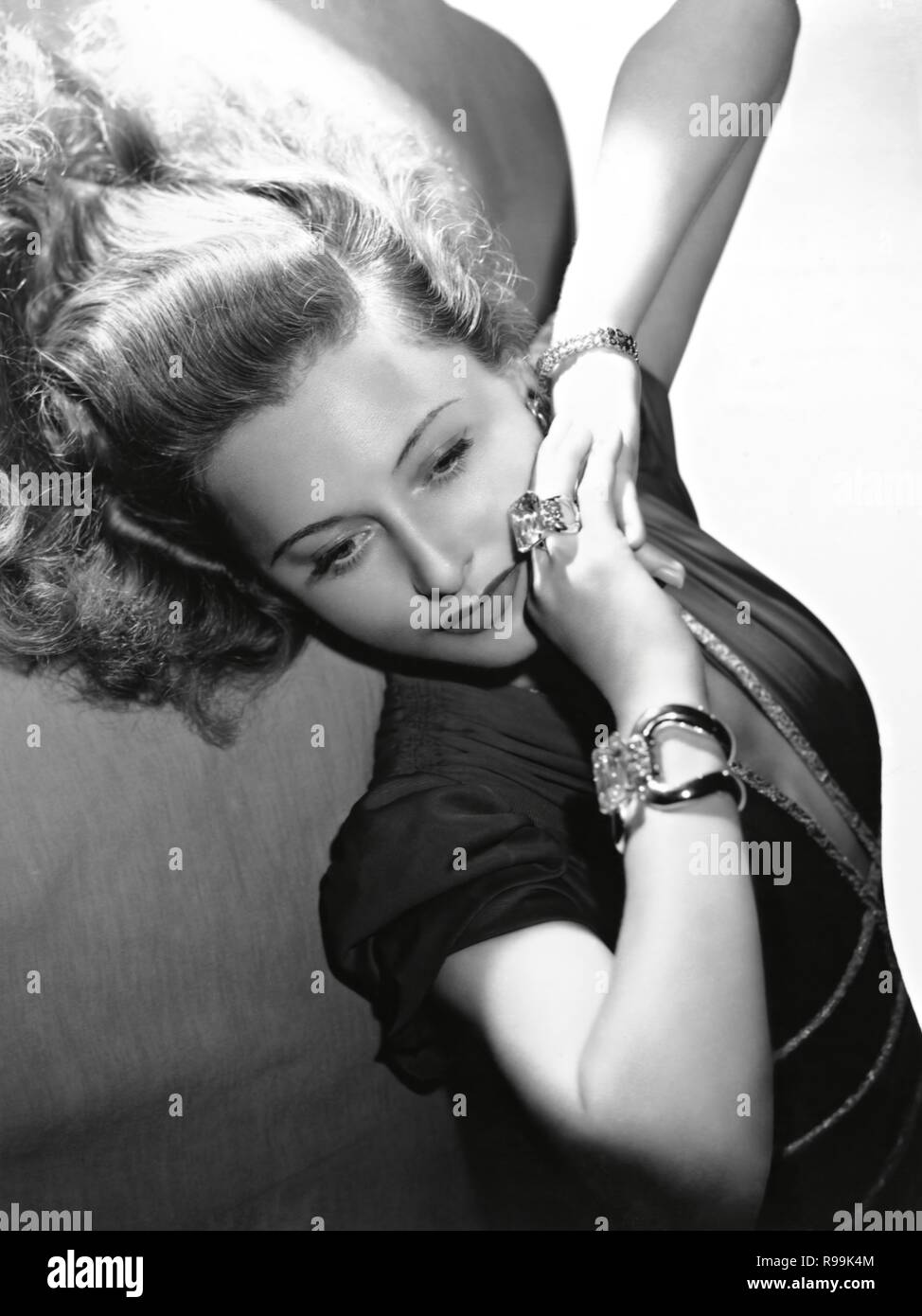 BARBARA STANWYCK. 1945. Credit: HURRELL, GEORGE/ Album Stock Photo - Alamy