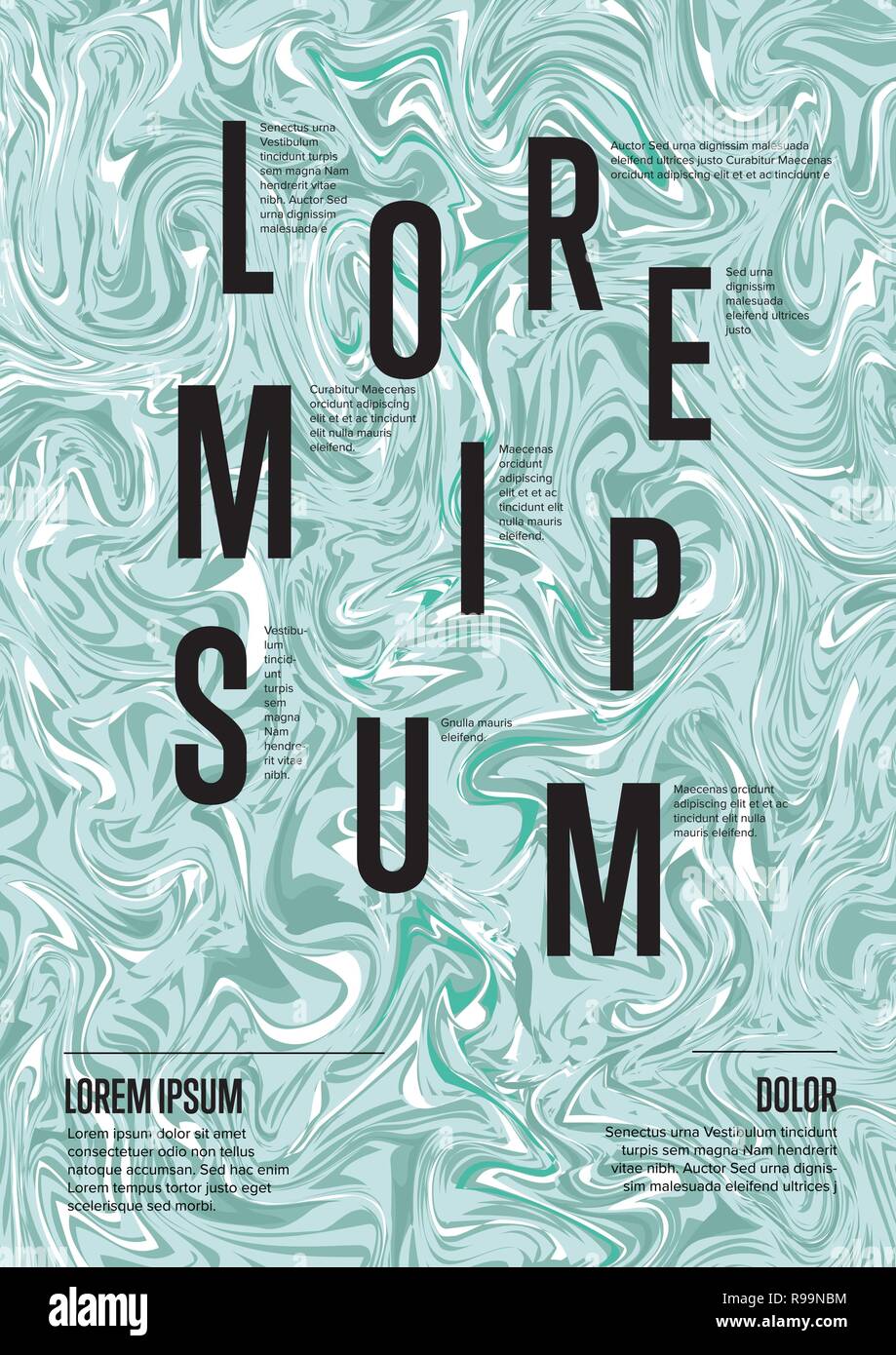 Modern vector art poster template for art exhibition, gallery, concert ...