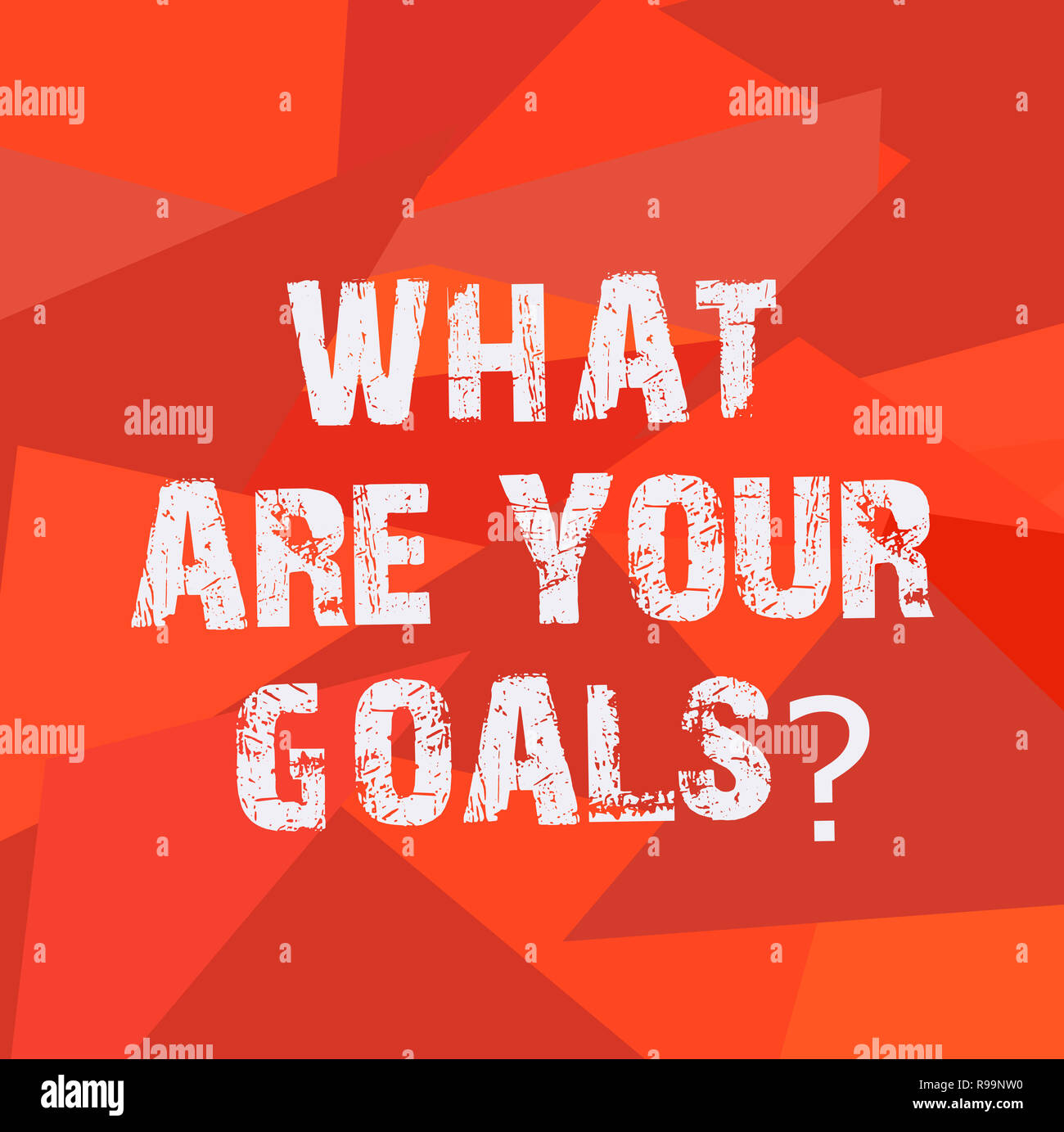 Text sign showing What Are Your Goals. Conceptual photo Tell us your ...