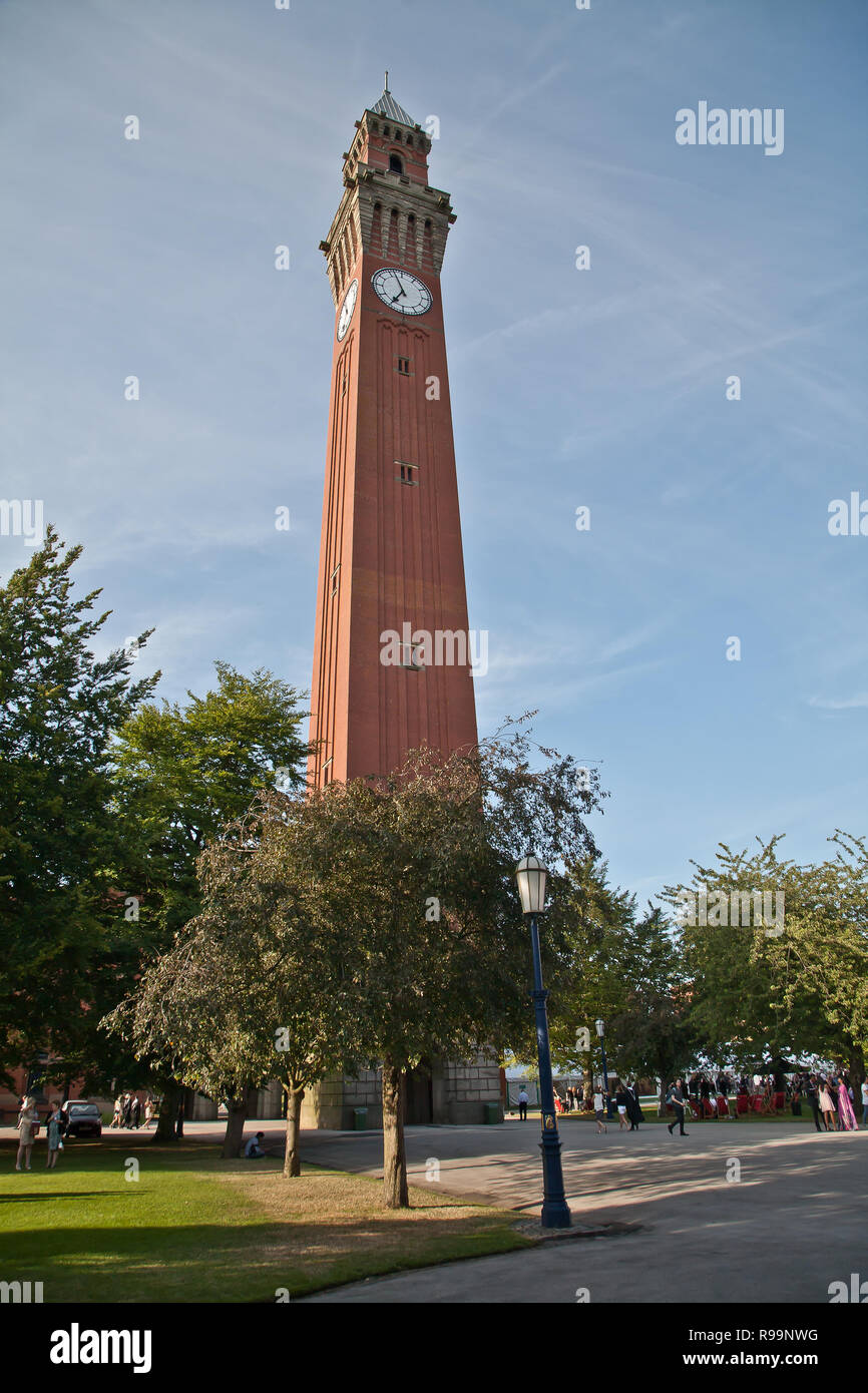 Old joe clock tower at birmingham university hi-res stock photography ...