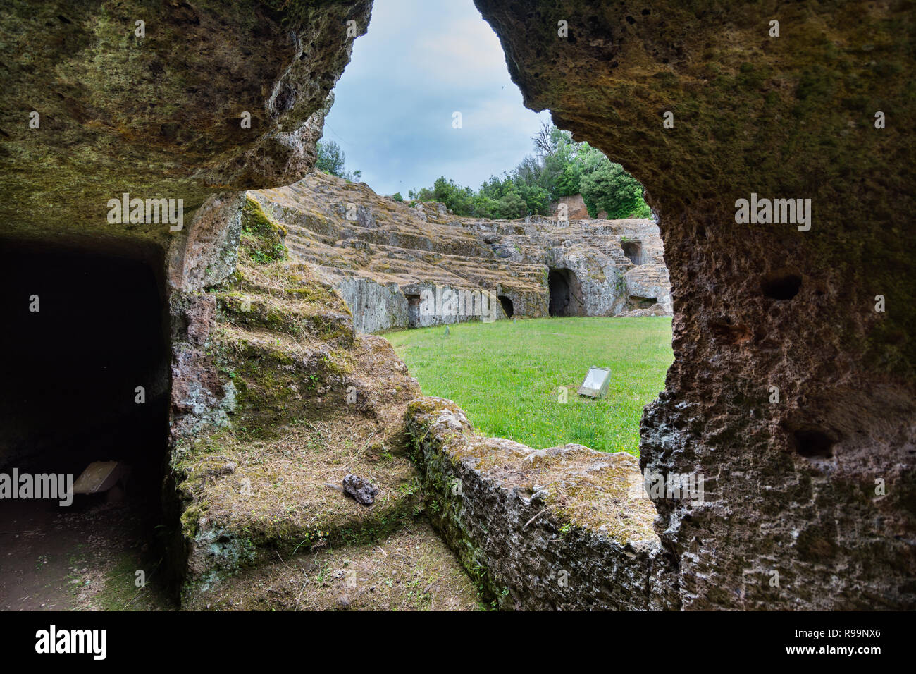 Italy lazio sutri roman amphitheatre hi-res stock photography and ...