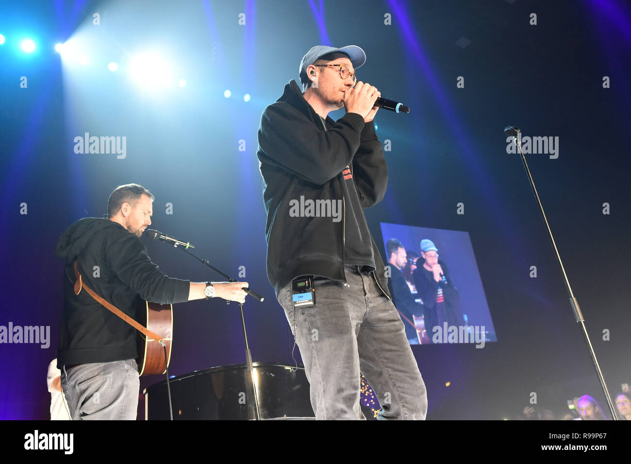 Dan Smith of Bastille performing during the Ellie Goulding Streets of ...