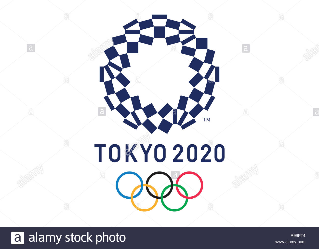 Olympic Logo 2020 High Resolution Stock Photography and Images - Alamy