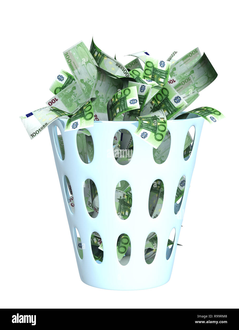 Money overflowing Cut Out Stock Images & Pictures - Alamy