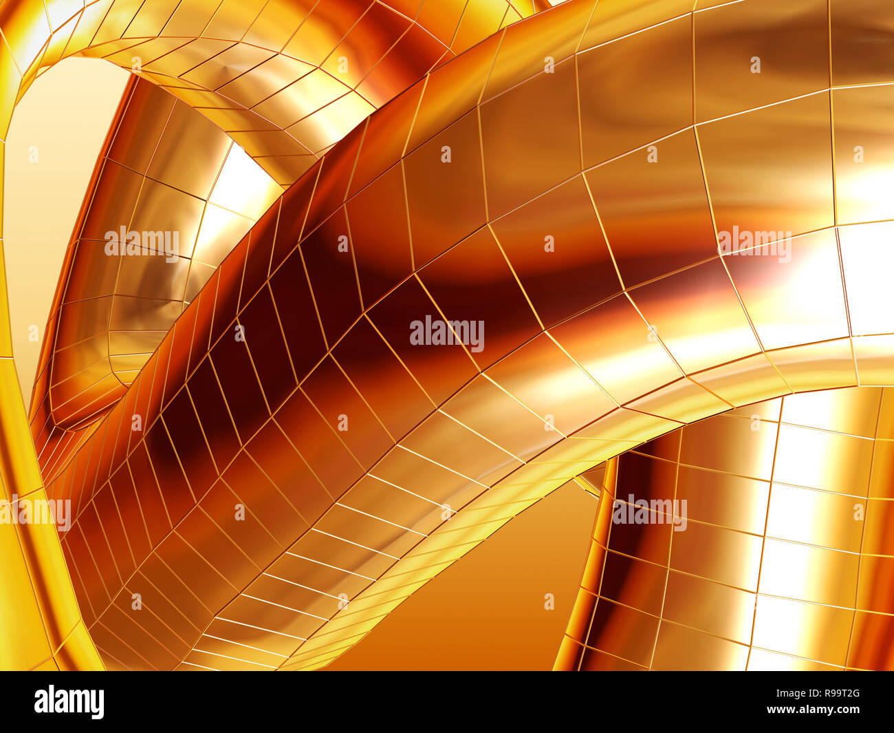 Abstract background with 3d shapes Stock Photo - Alamy