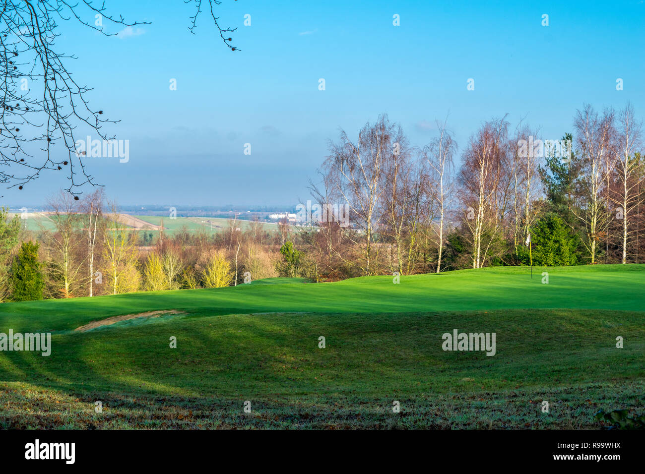 Golf Course Green Stock Photo - Alamy