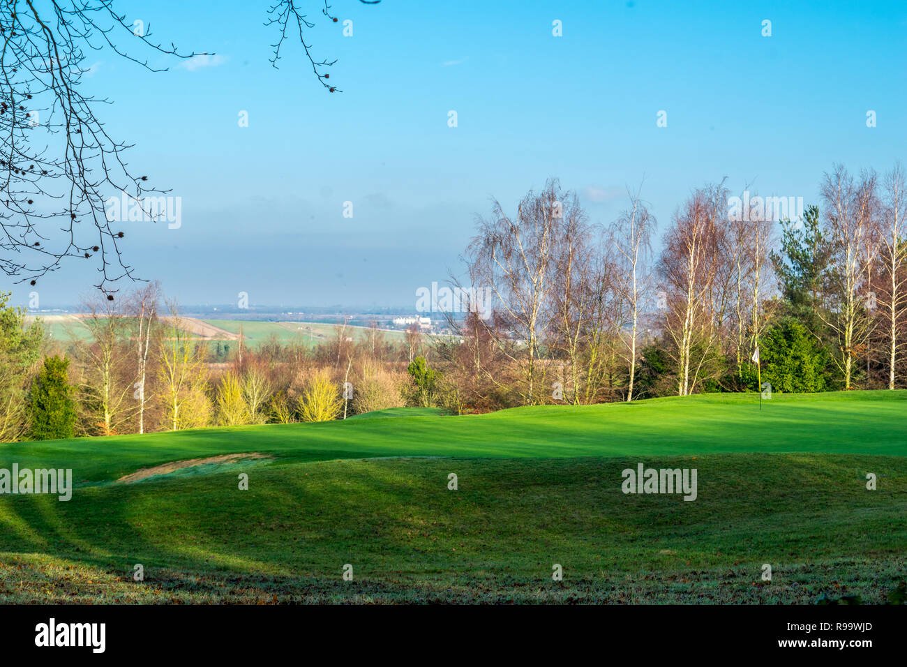 Golf Course Green Stock Photo - Alamy