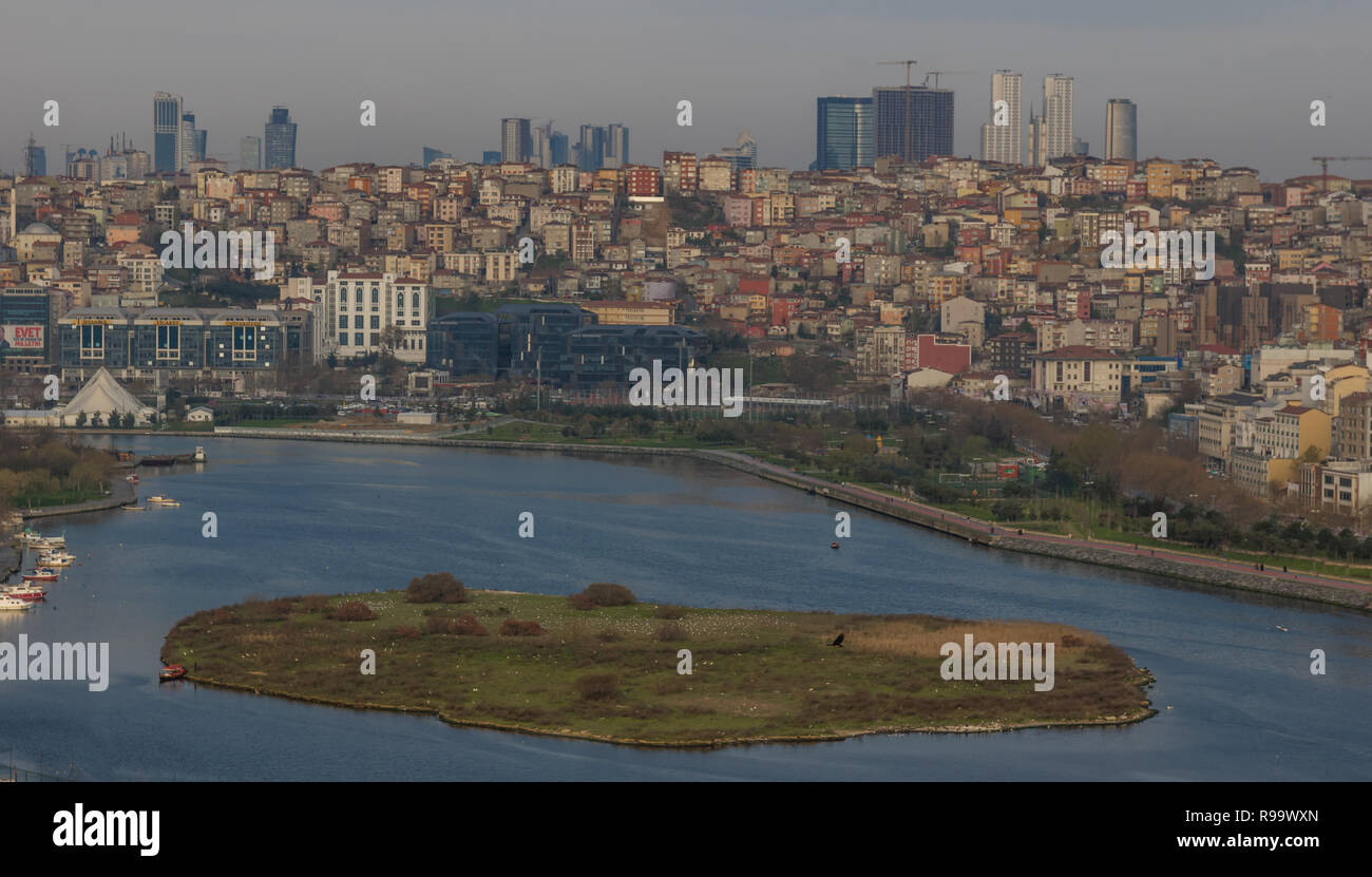 Istanbul, Turkey - the Pierre Loti is a natural hill located in the ...