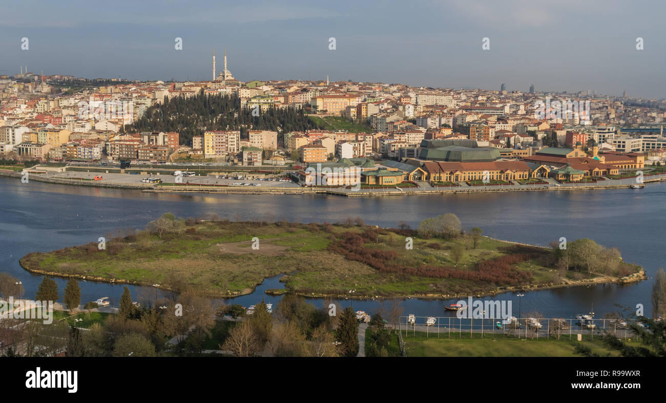 Istanbul, Turkey - the Pierre Loti is a natural hill located in the ...