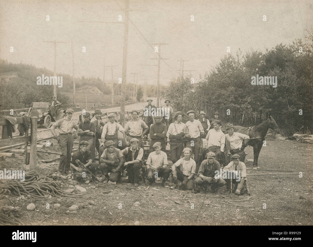 1910s road construction hi-res stock photography and images - Alamy