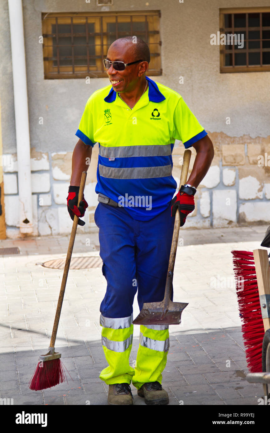 Road sweepers broom hi-res stock photography and images - Alamy