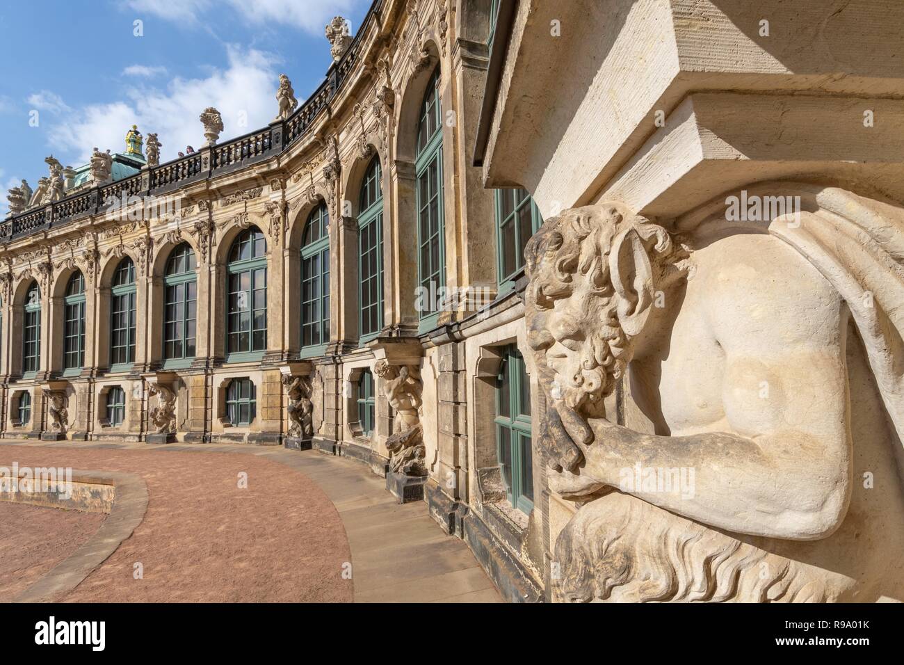 Centaur marble statue in Dresden Zwinger, Germany Stock Photo - Alamy