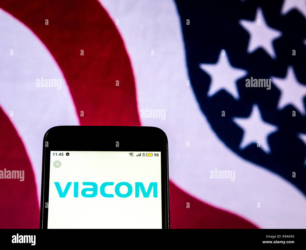 Viacom logo hi-res stock photography and images - Alamy