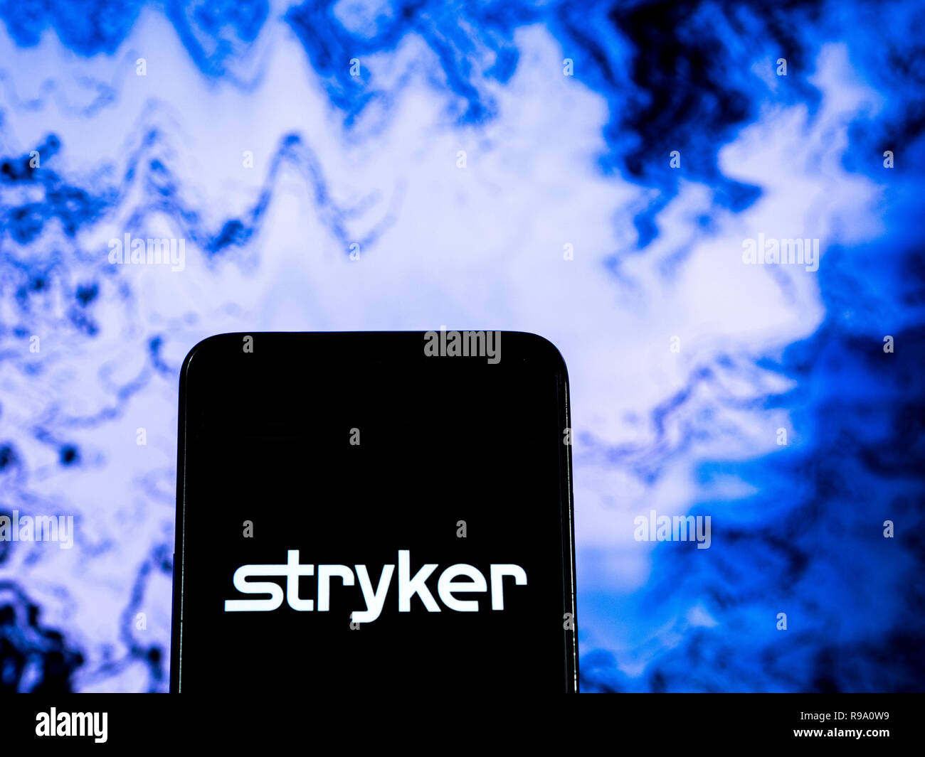 Stryker Corporation logo seen displayed on smart phone Stock Photo - Alamy