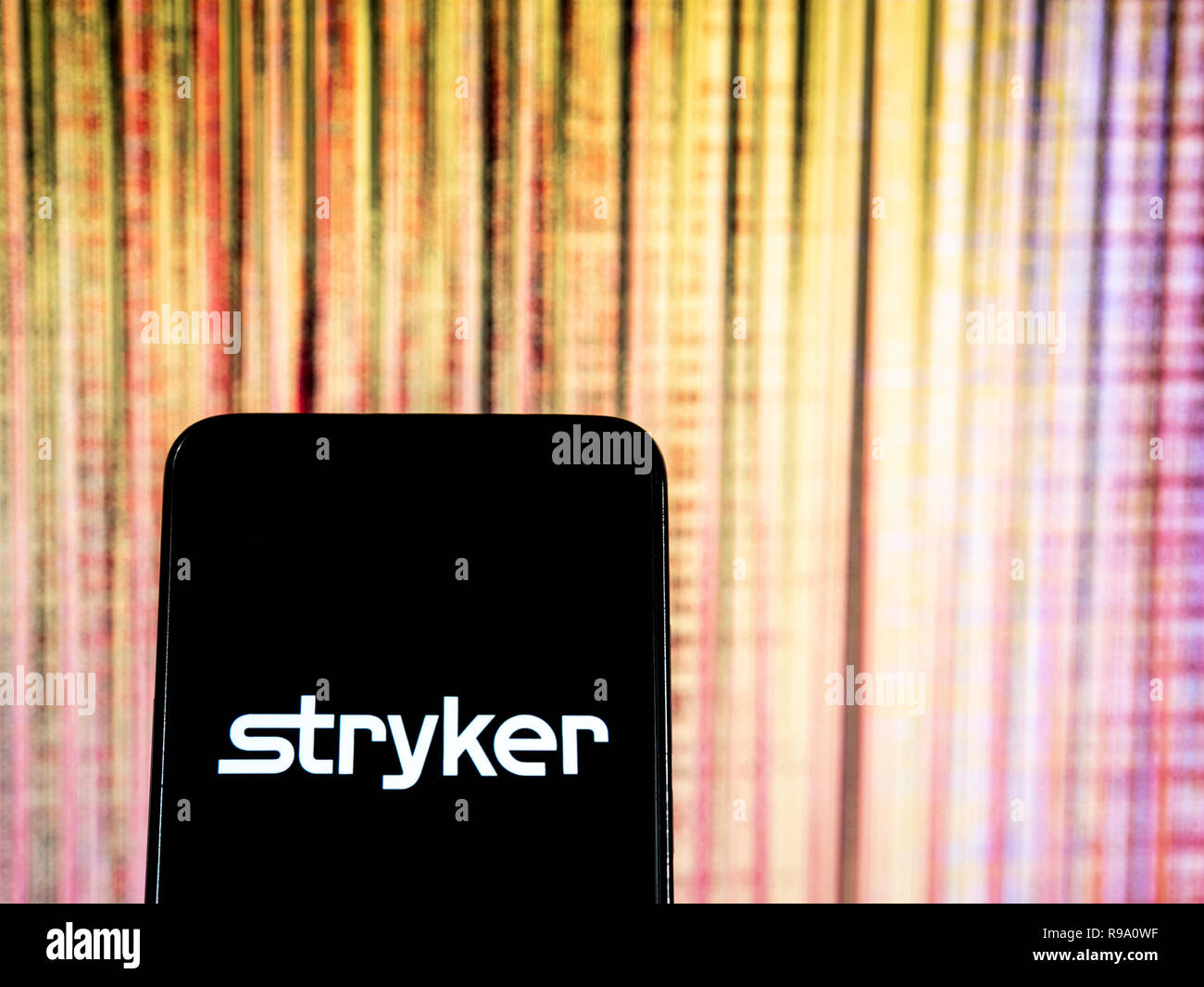 Stryker Corporation logo seen displayed on smart phone Stock Photo - Alamy