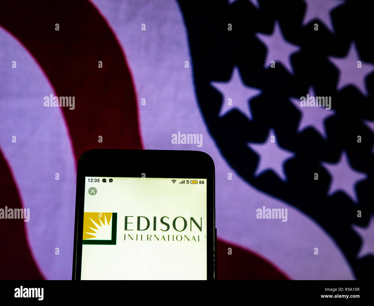 Edison international logo hi-res stock photography and images - Alamy