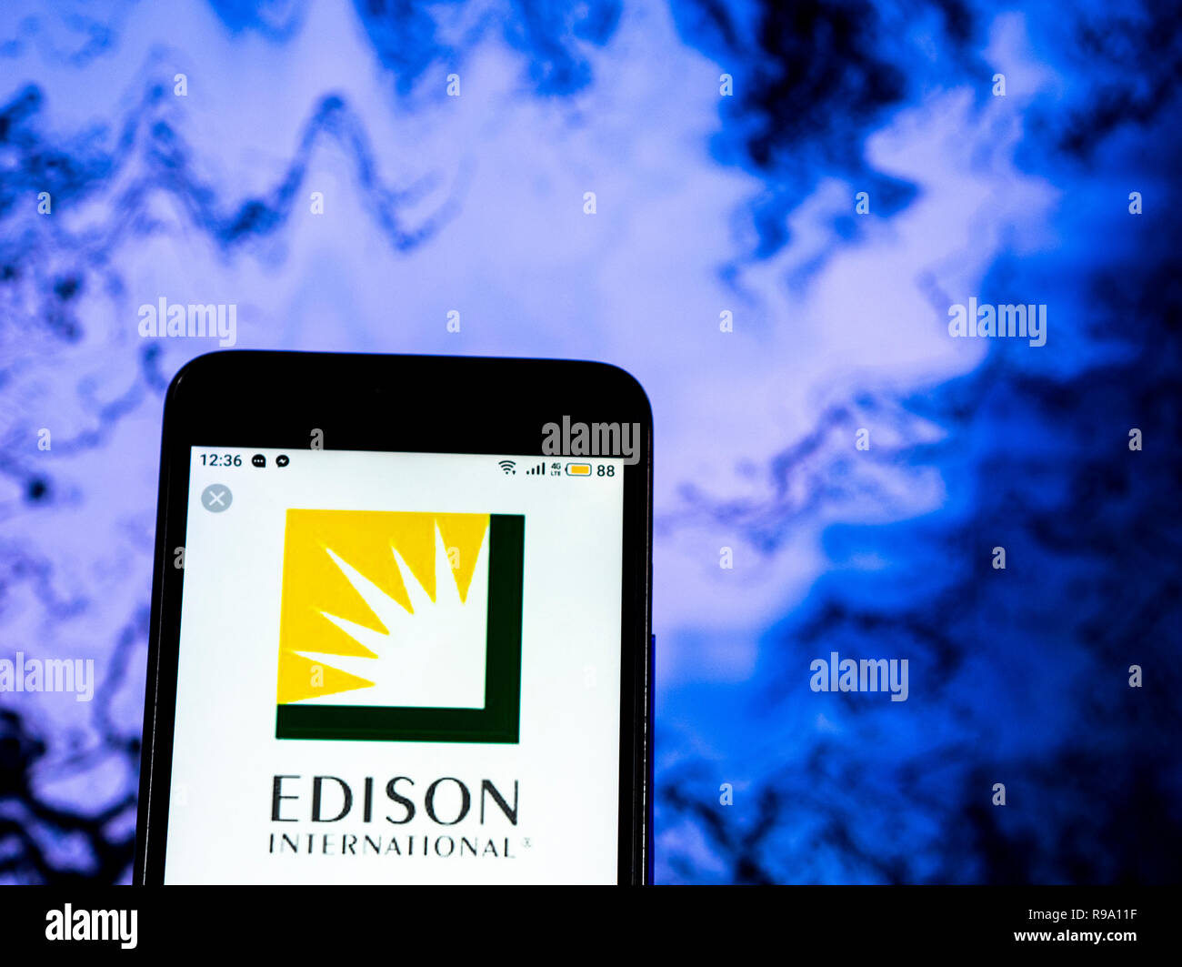 Edison international logo hi-res stock photography and images - Alamy