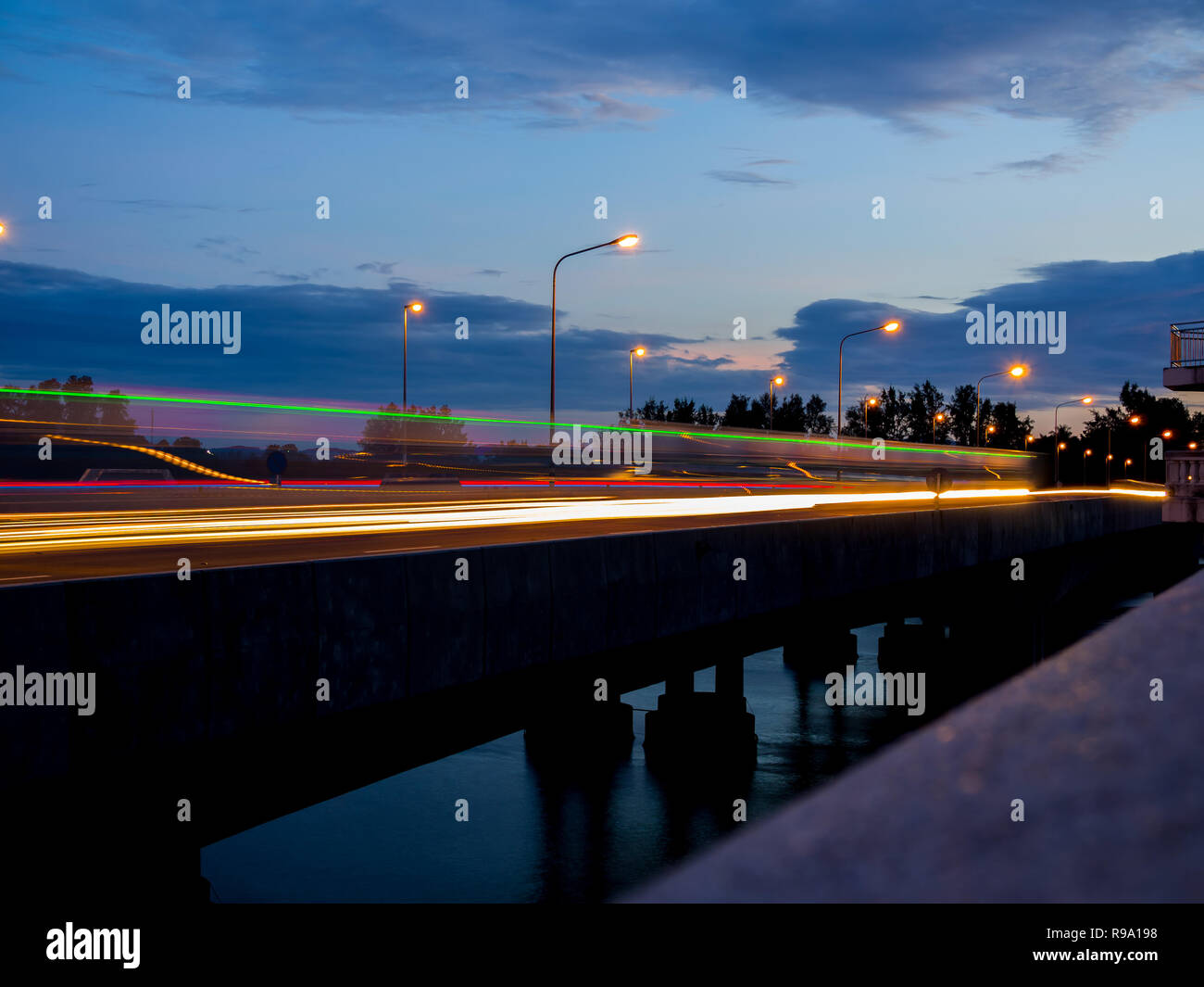 Bridge structure view from moving hi-res stock photography and images ...