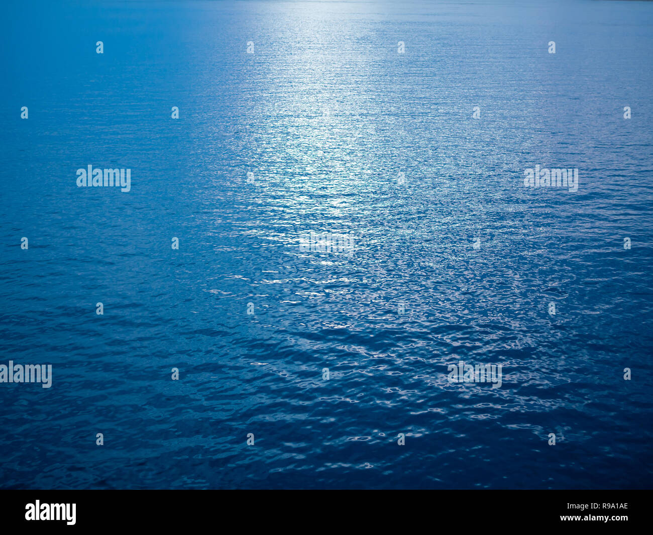 Blue peace sea surface with little wave background. Water background ...