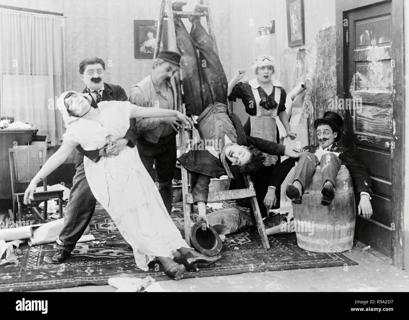 Original film title: WORK. English title: WORK. Year: 1915. Director ...