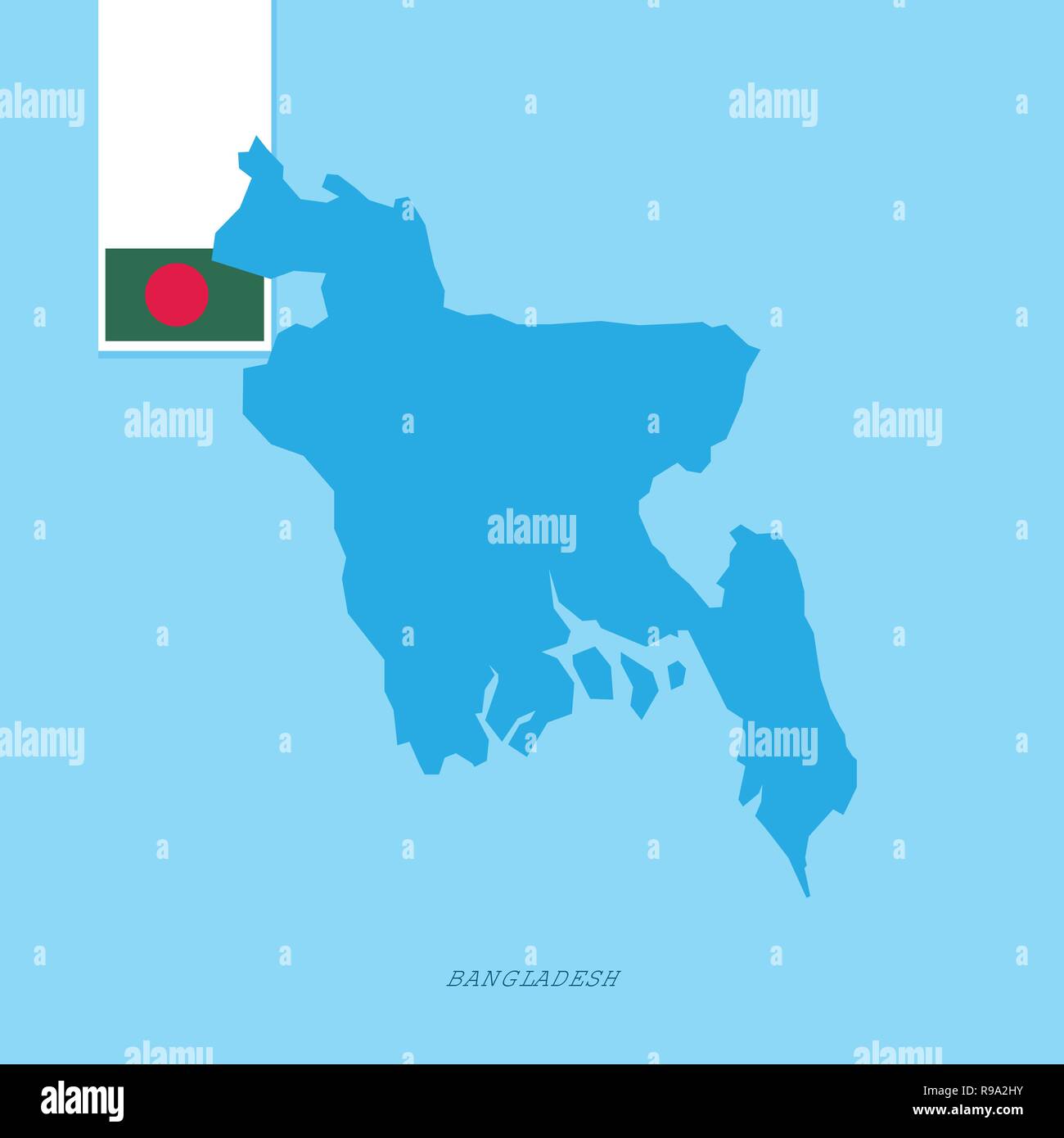 Bangladeshi map hi-res stock photography and images - Alamy