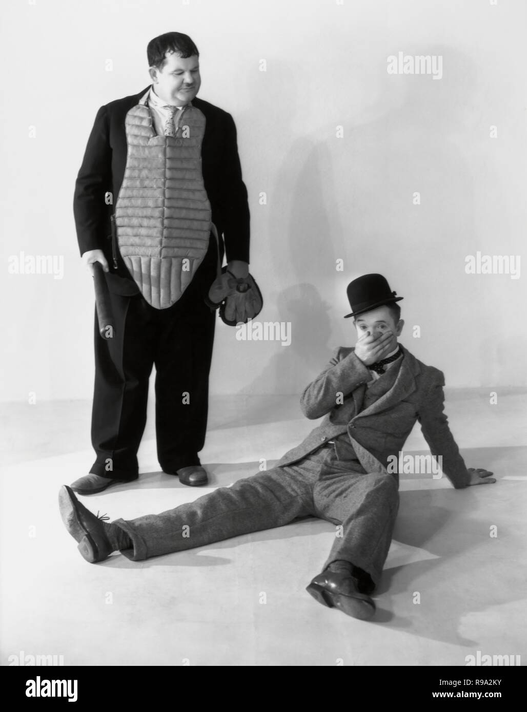 Stan laurel oliver hardy portrait hi-res stock photography and images ...