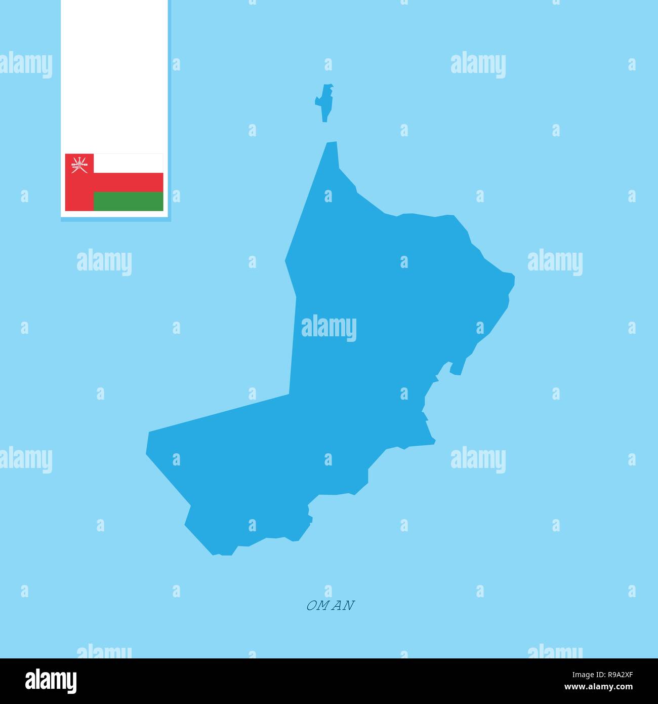 Map of muscat hi-res stock photography and images - Alamy