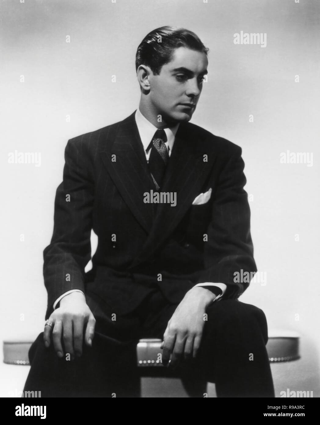 Tyrone power portrait hi-res stock photography and images - Alamy