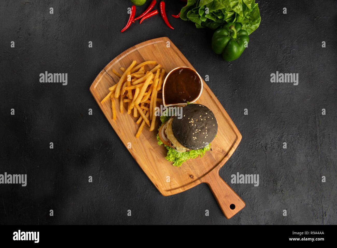 Closeup delicious slider hamburger hi-res stock photography and images ...