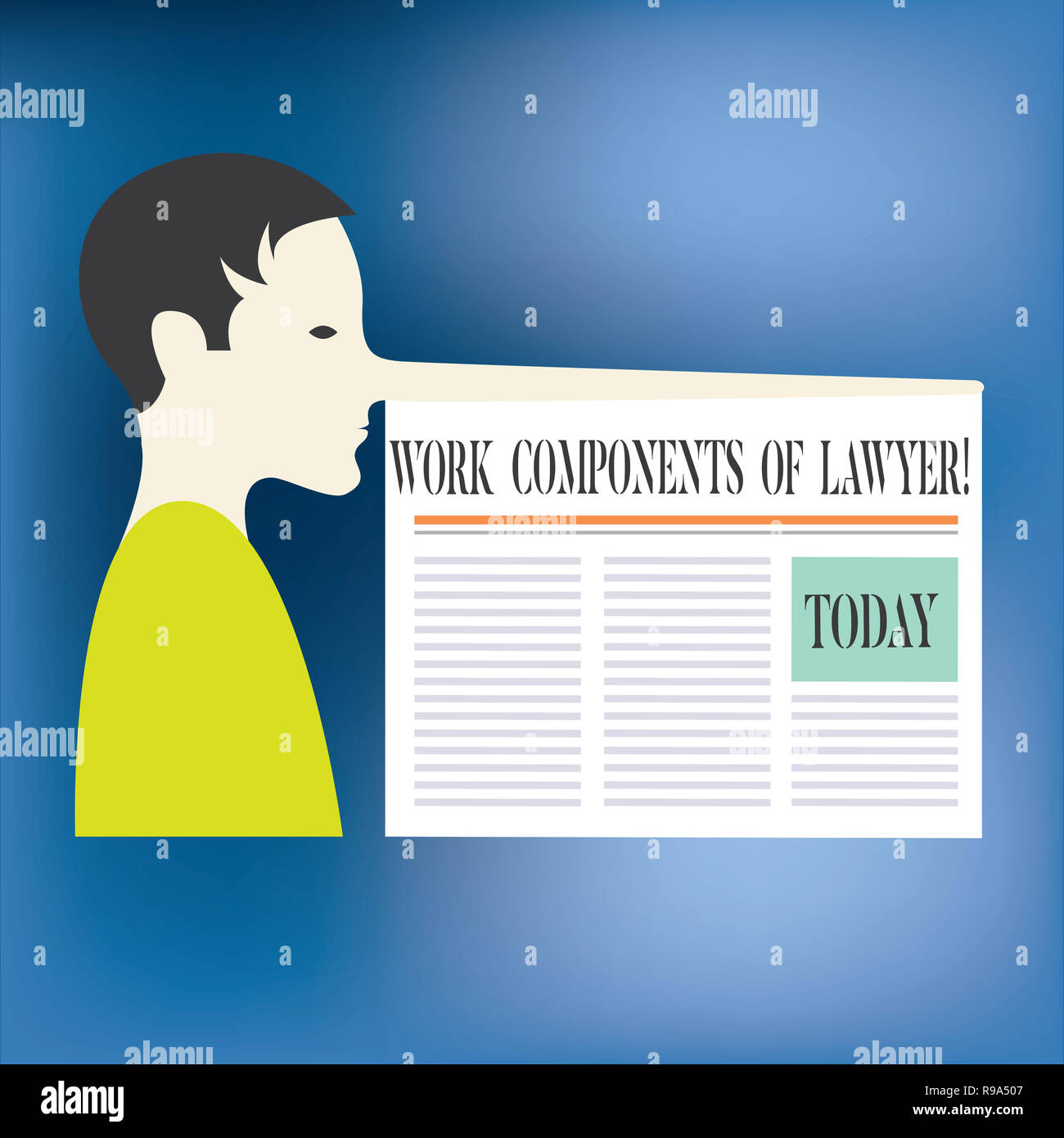 Text sign showing Work Components Of Lawyer. Conceptual photo Lawyers ...