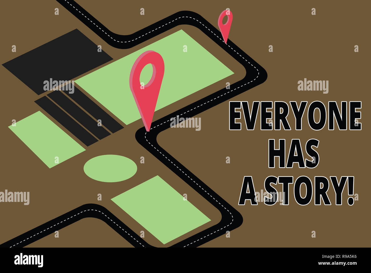 Text sign showing Everyone Has A Story. Conceptual photo Background ...