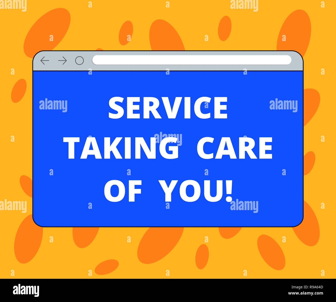 Writing note showing Service Taking Care Of You. Business photo ...
