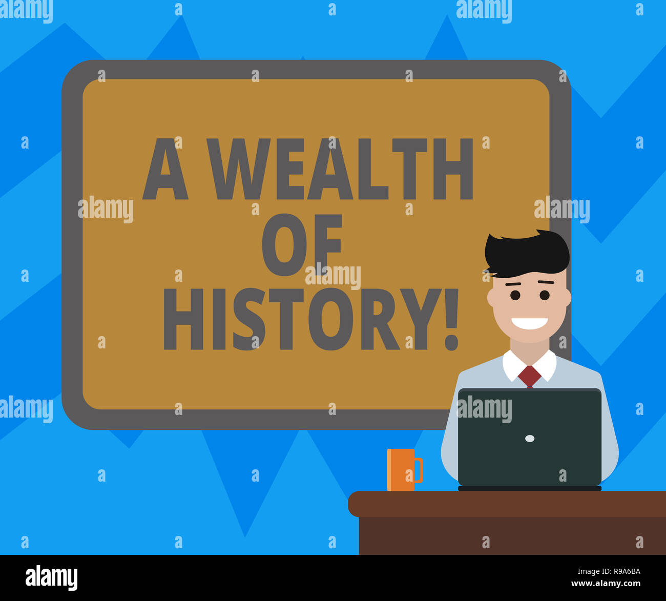 Text sign showing A Wealth Of History. Conceptual photo Valuable ...