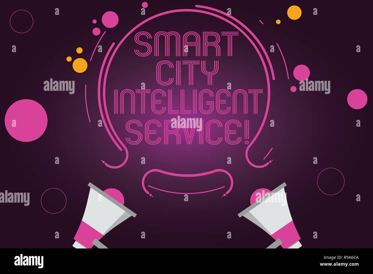 Smart city concept circular hi-res stock photography and images - Alamy