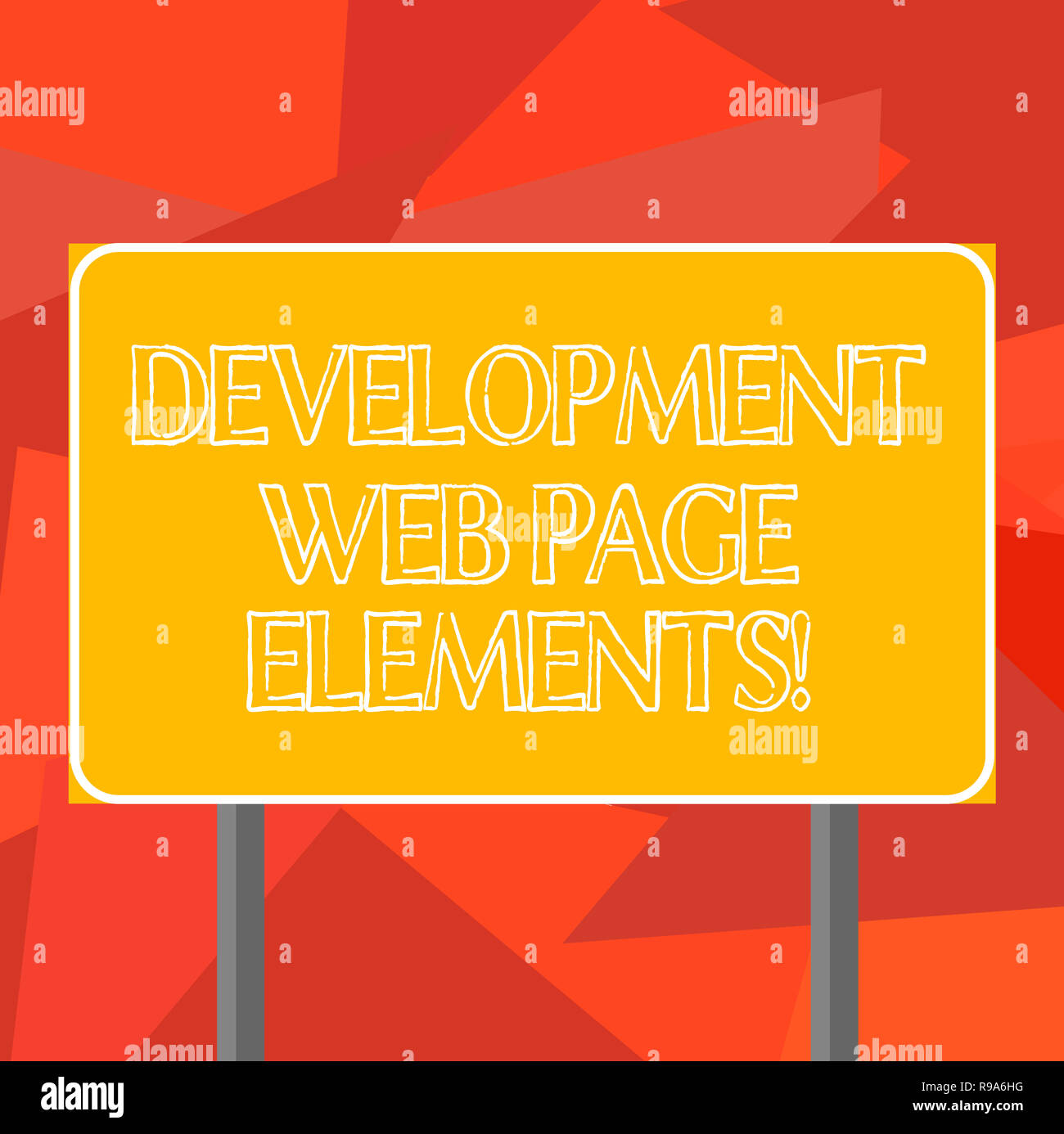 Word writing text Development Web Page Elements. Business concept for ...