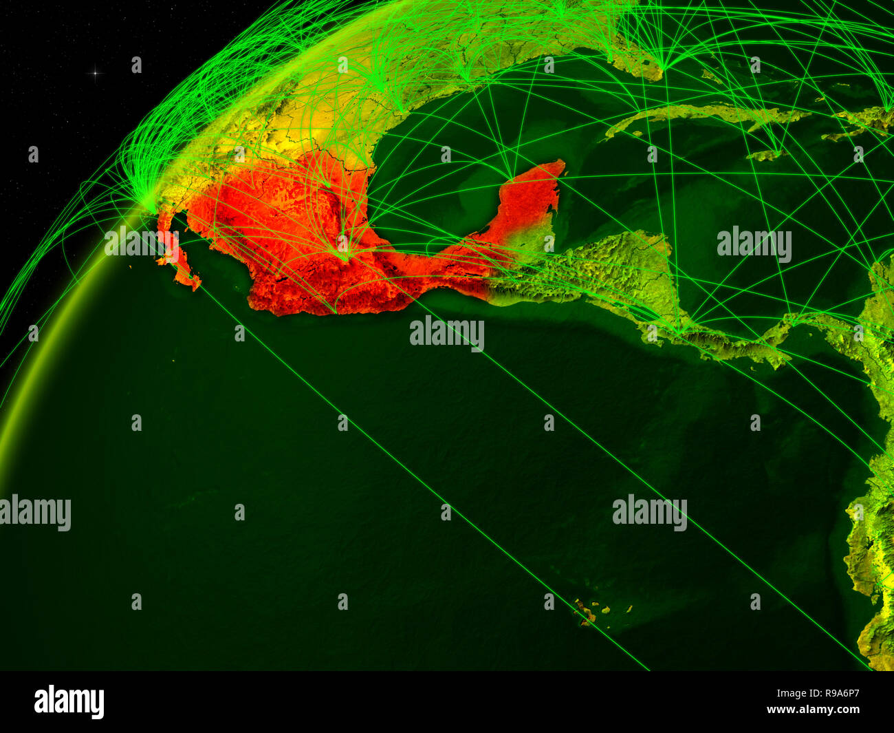 Mexico on model of green planet Earth with international networks ...