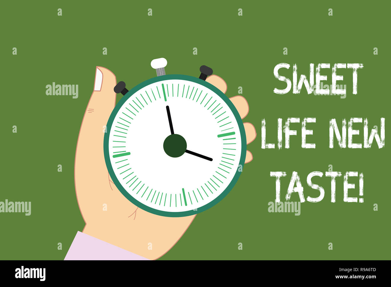 Conceptual hand writing showing Sweet Life New Taste. Business photo ...