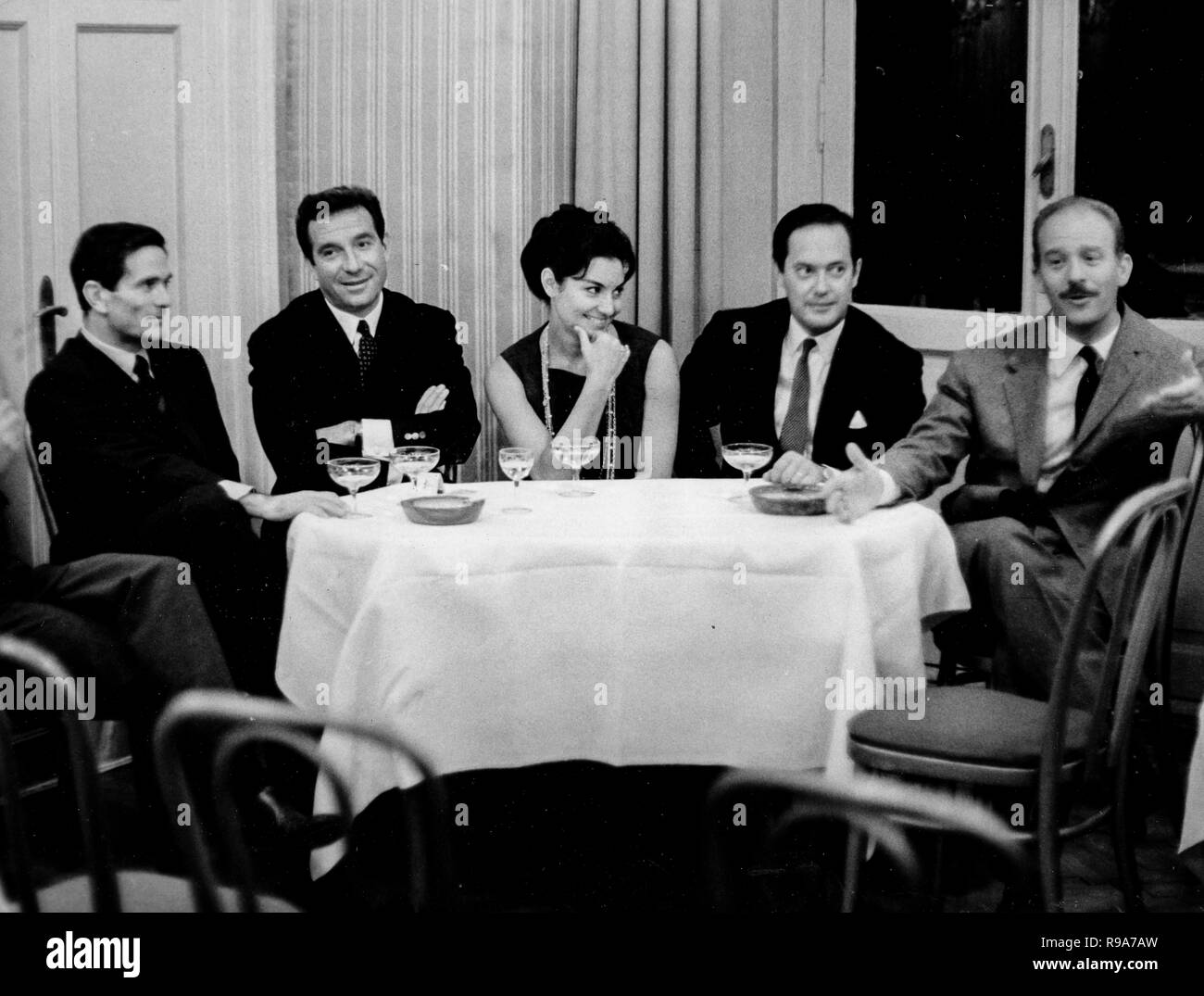 pier paolo pasolini, ugo tognazzi, rosanna schiaffino, ugo gregoretti ...