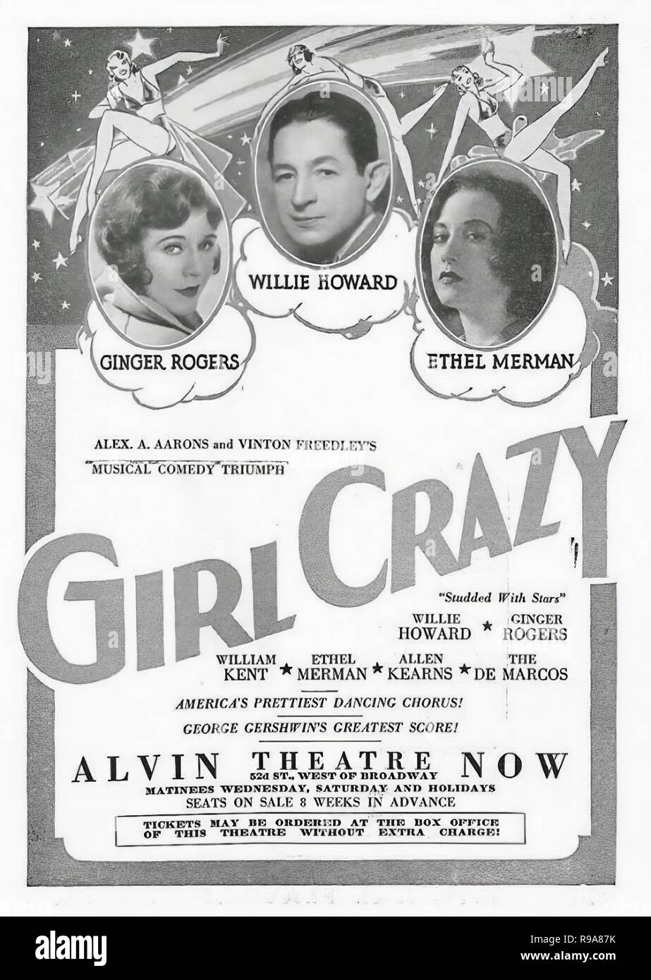 Girl Crazy. Poster. 1930 Stock Photo - Alamy